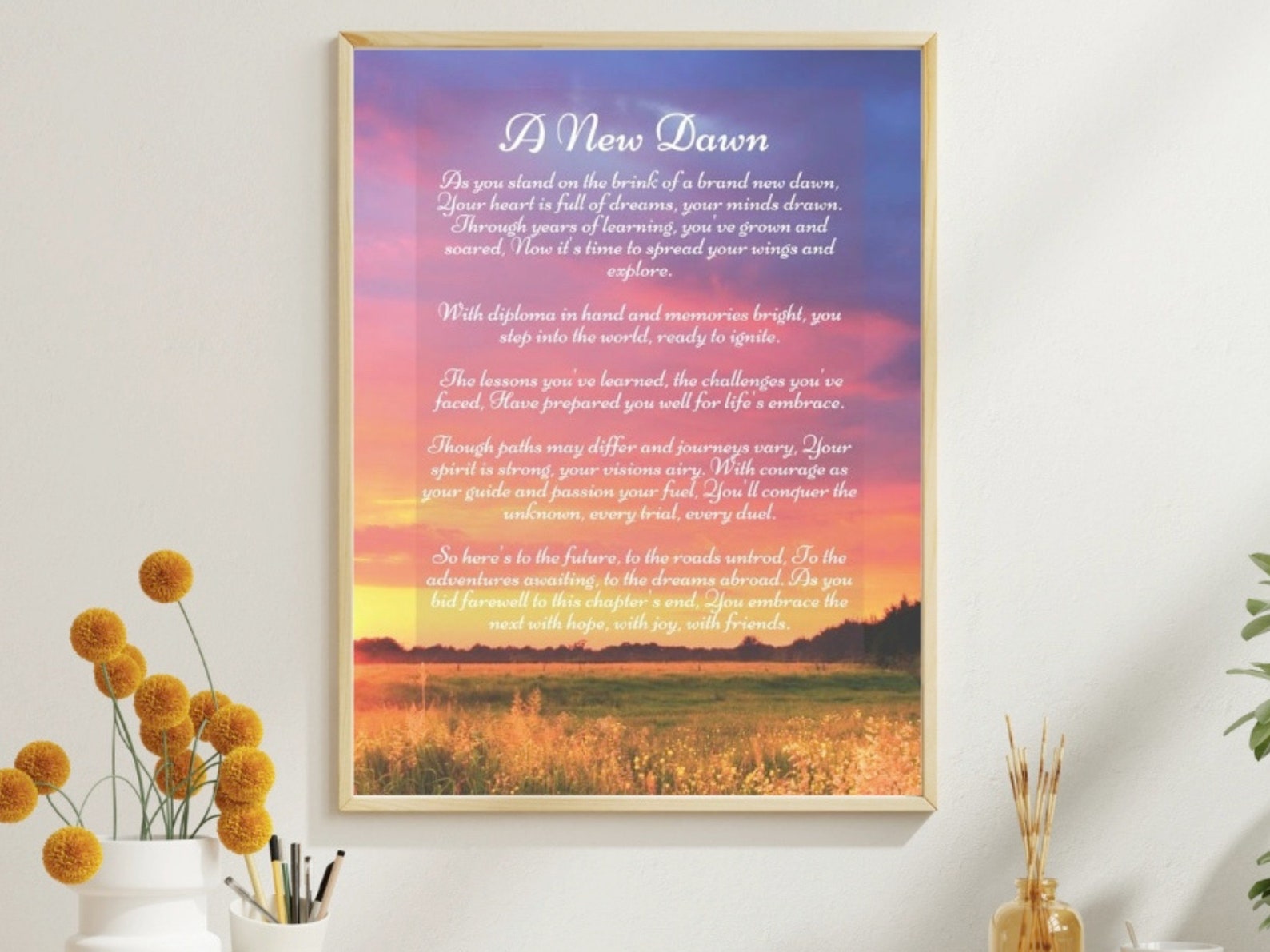 Graduation Poem Print, Grad Quote Print, Grad Gifts, Graduation Gift ...