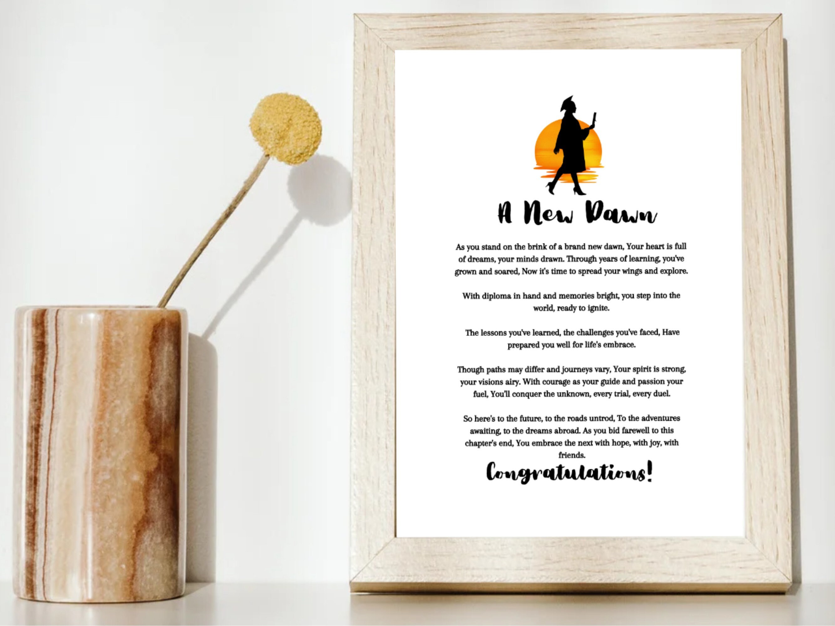 Graduation Poem Print, Grad Quote Print, Grad Gifts, Graduation Gift ...