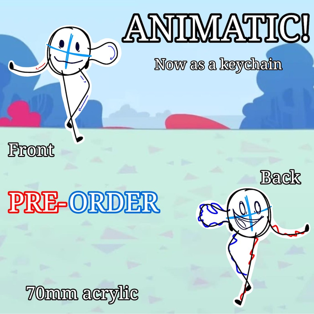 Animatic Keychain Animatic Battle (PRE-ORDER) - Etsy