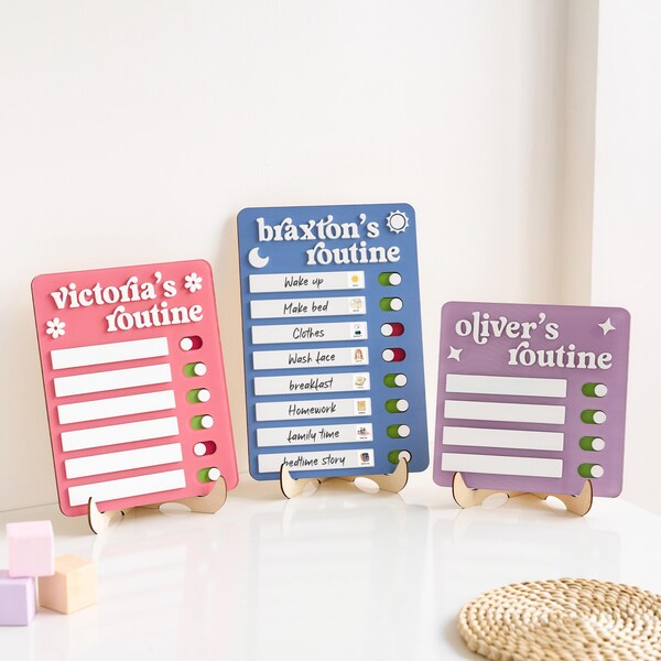 Toddler Routine Board - Etsy