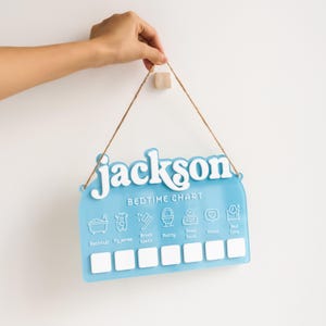 Personalized Acrylic Daily Routine Chart, Custom To-do List, Kid Daily ...