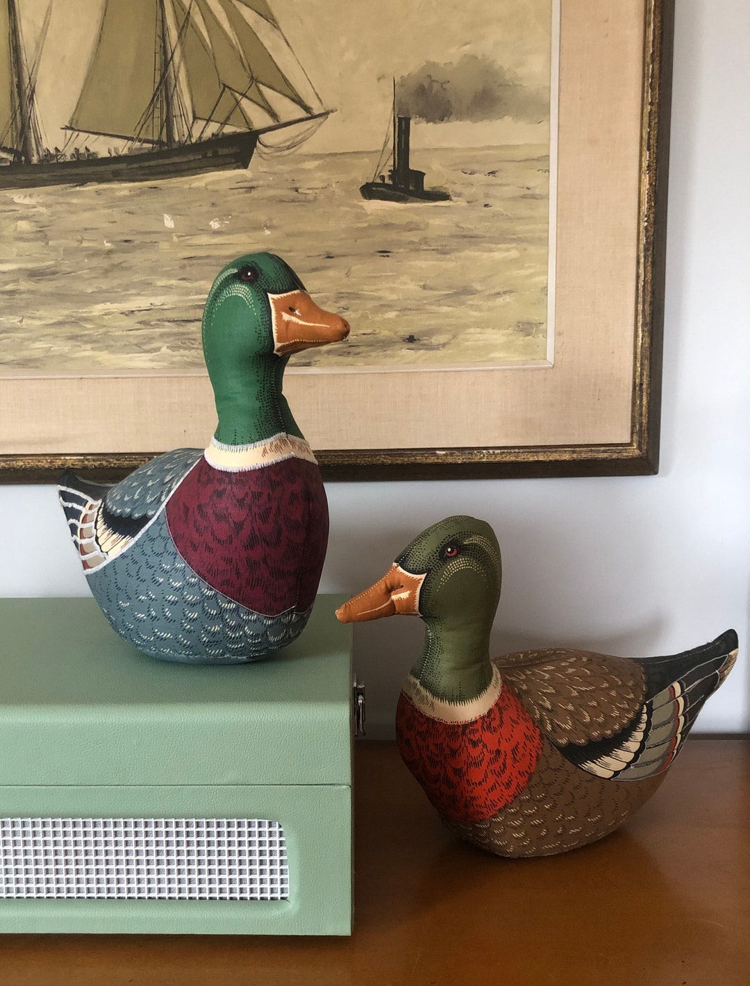 Cranston Works Stuffed Mallard - Etsy
