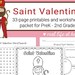 Catholic Saints Crafts and Activities Packet: 5 Saints saints Patrick ...
