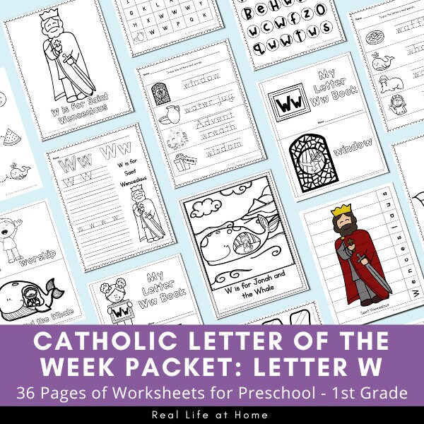 Catholic Letter of the Week Worksheets and Coloring Pages - Letters U ...