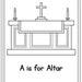 Catholic Coloring Pages for Kids: Letters A - E (60 Pages) - Etsy