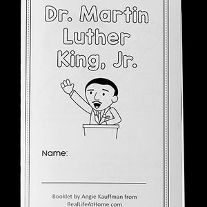 Dr. Martin Luther King, Jr. Coloring Book and Reader for Preschool ...