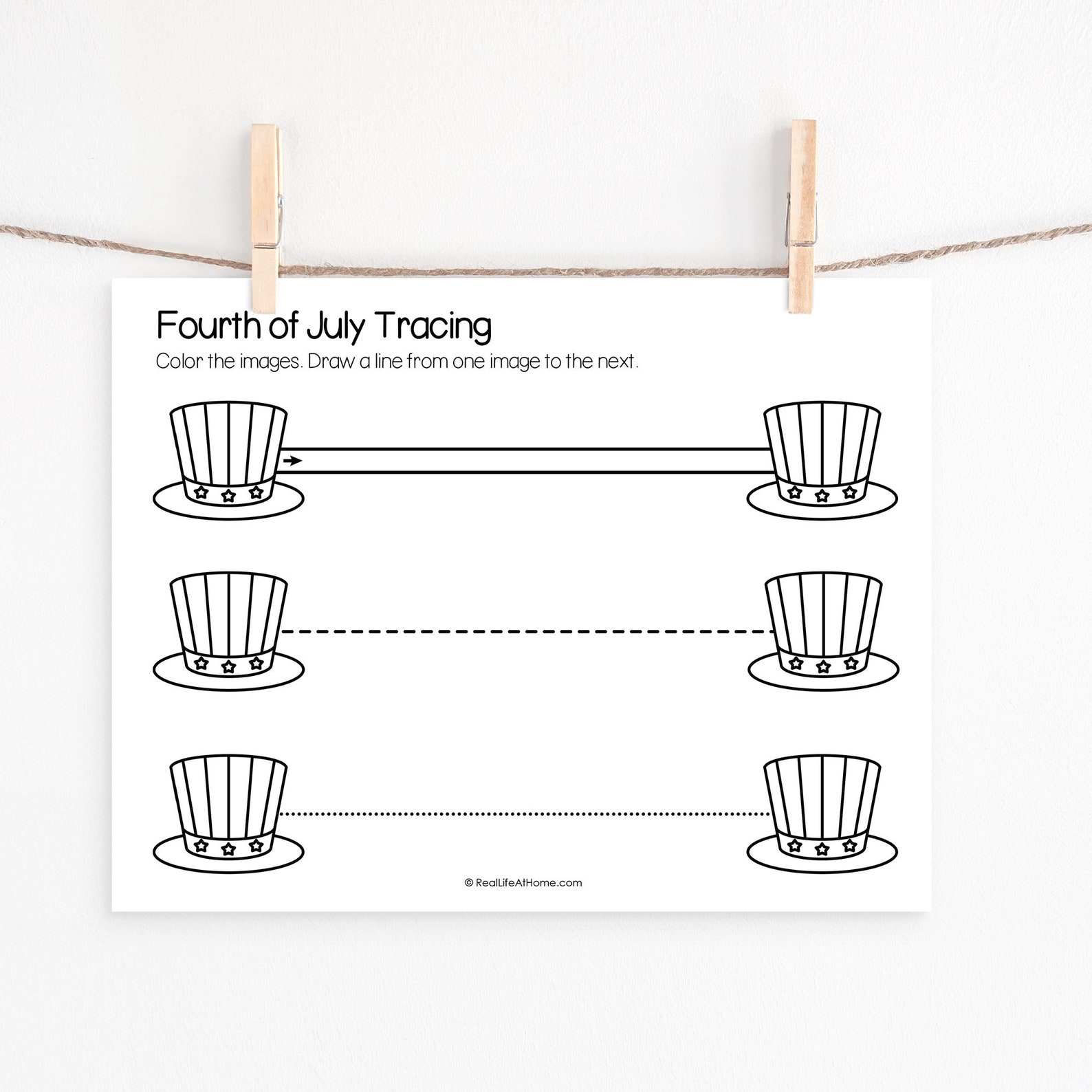 4th of July Fine Motor Skills Packet for Preschool - 1st Grade (united ...