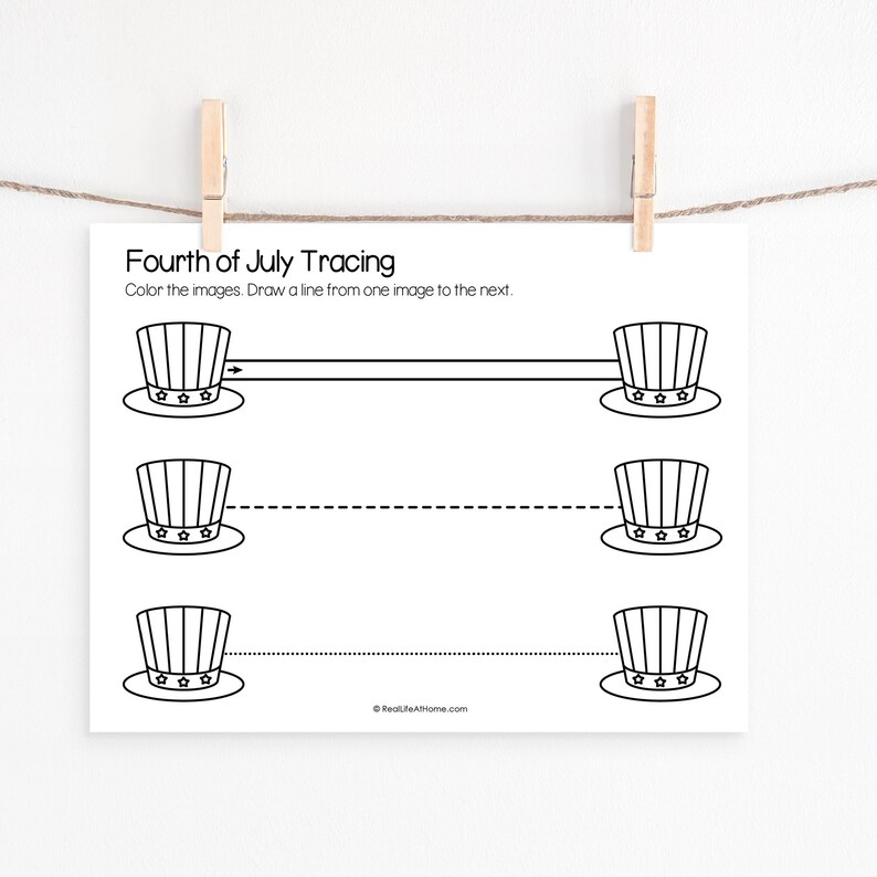 4th of July Fine Motor Skills Packet for Preschool - 1st Grade (united ...