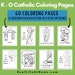 Catholic ABC Coloring Pages BUNDLE for Kids: Letters A - Z (312 ...