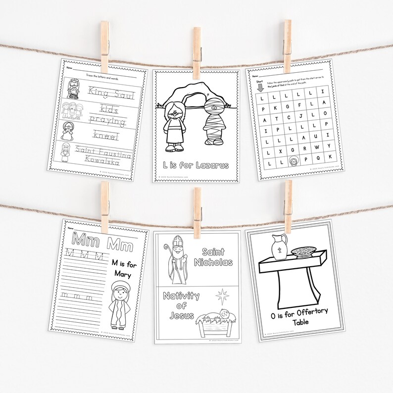 Catholic Letter of the Week Worksheets and Coloring Pages - Letters K ...