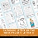 Catholic Letter of the Week Worksheets and Coloring Pages - Letters K ...