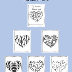 23 Intricate Heart Design Coloring Pages Packet Perfect for Valentine's ...