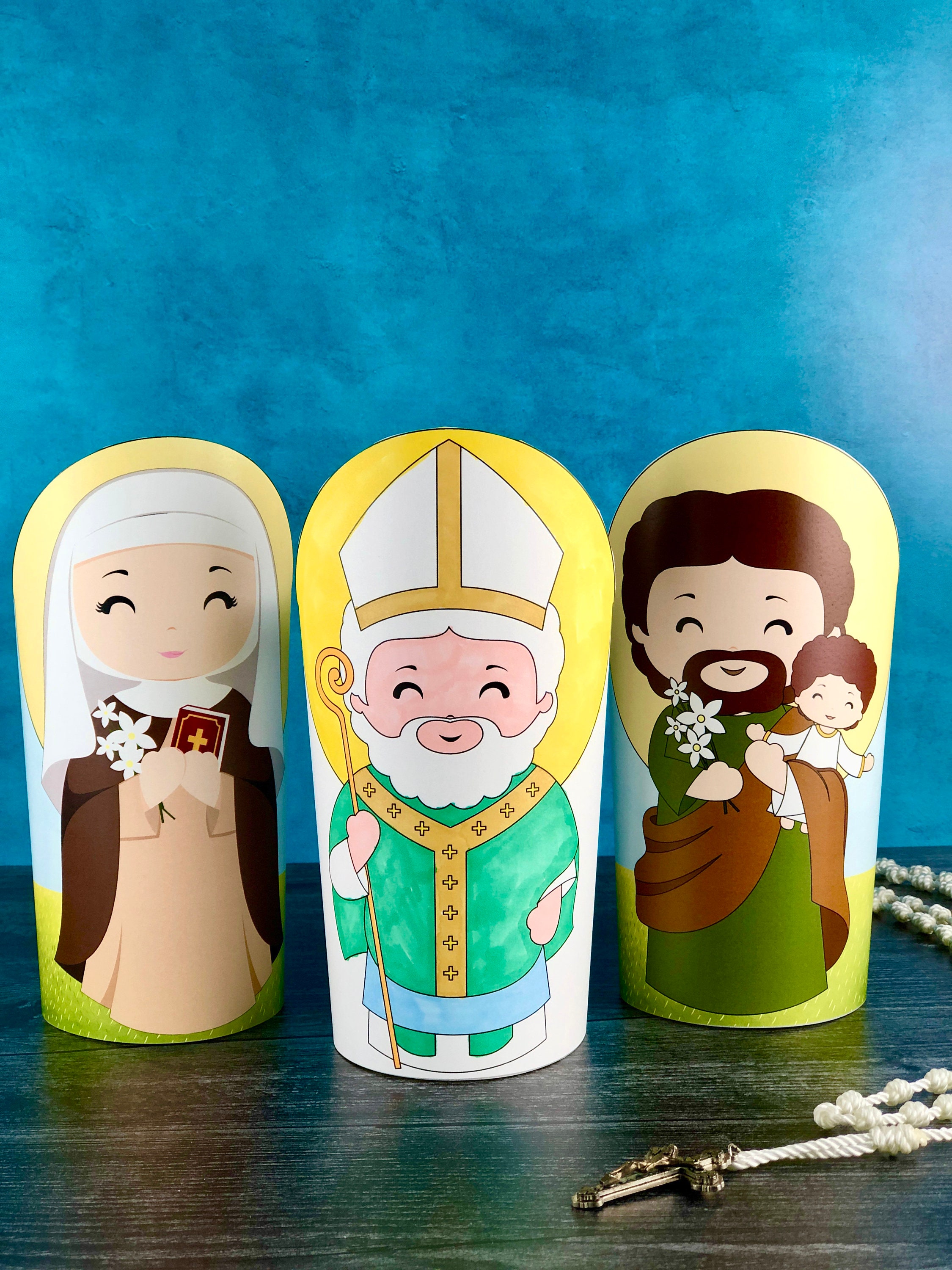 Catholic Saints Crafts and Activities Packet: 5 Saints (saints Patrick ...