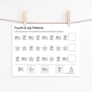 4th of July Fine Motor Skills Packet for Preschool - 1st Grade (united ...