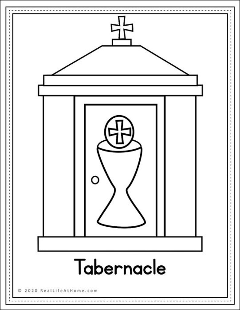 Catholic ABC Coloring Pages BUNDLE for Kids: Letters A - Z (312 ...