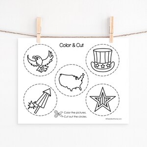 4th of July Fine Motor Skills Packet for Preschool - 1st Grade (united ...