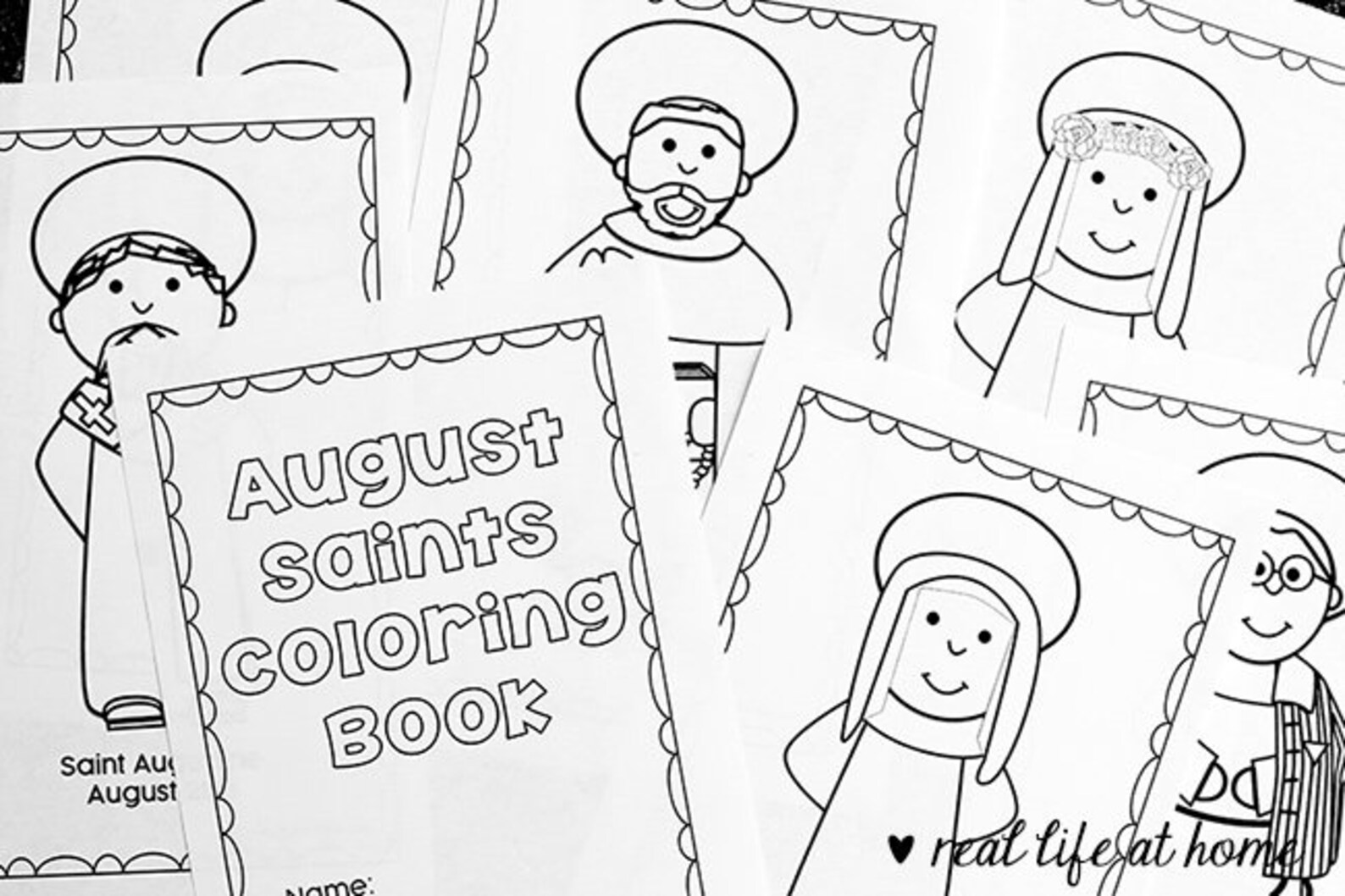 12 Catholic Saints Coloring Books for the Whole Year (bundle) - Etsy
