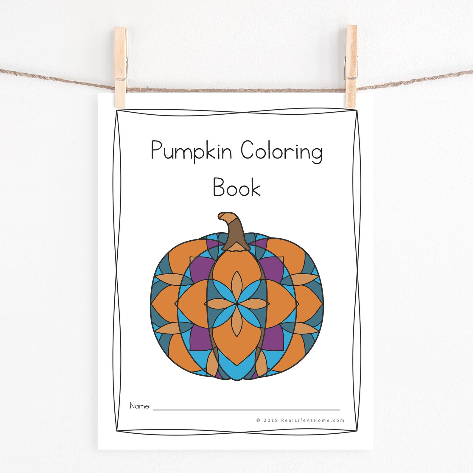 Pumpkin Coloring Pages Packet With Intricate Designs for Coloring - 13 ...