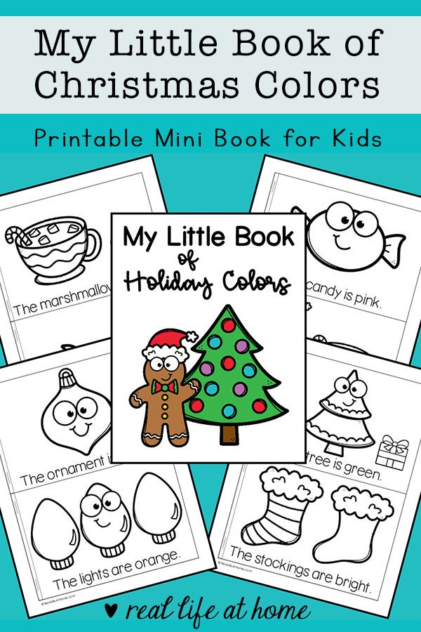 My Little Book of Holiday Colors Mini Book (preschool - 1st Grade ...