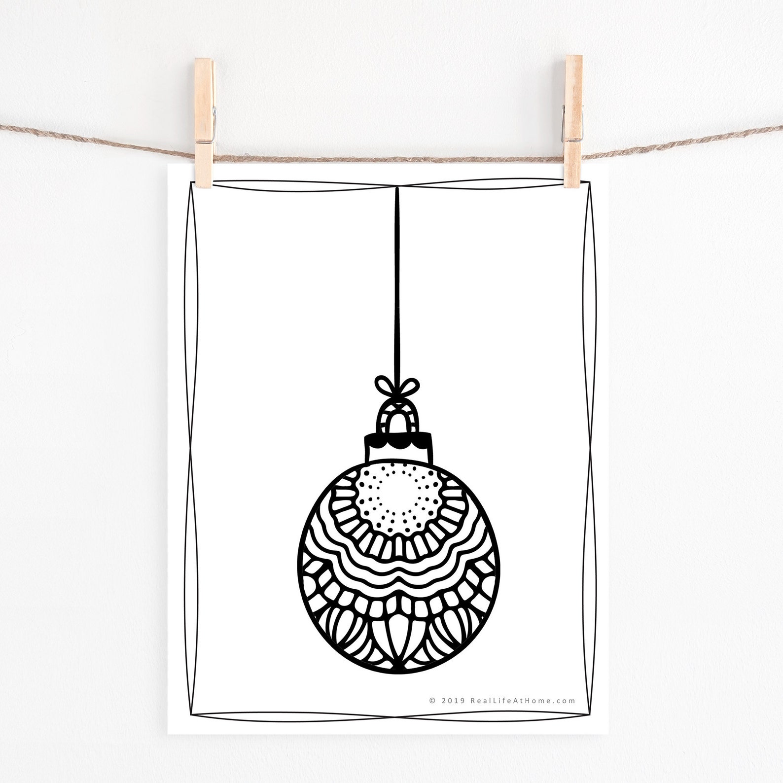 Christmas Coloring Pages Packet With 15 Intricate Christmas Designs for ...