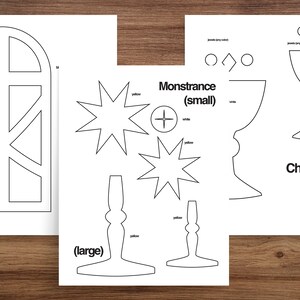 First Communion Prep and First Communion Banner Patterns Packet ...
