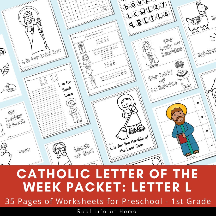 Catholic Letter of the Week Worksheets and Coloring Pages - Letters K ...