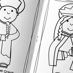 Catholic Saints Coloring Book for November - Etsy