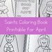 Catholic Saints Coloring Book for November - Etsy