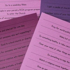 Lent Paper Chain Printable Project for Kids and Families - Etsy