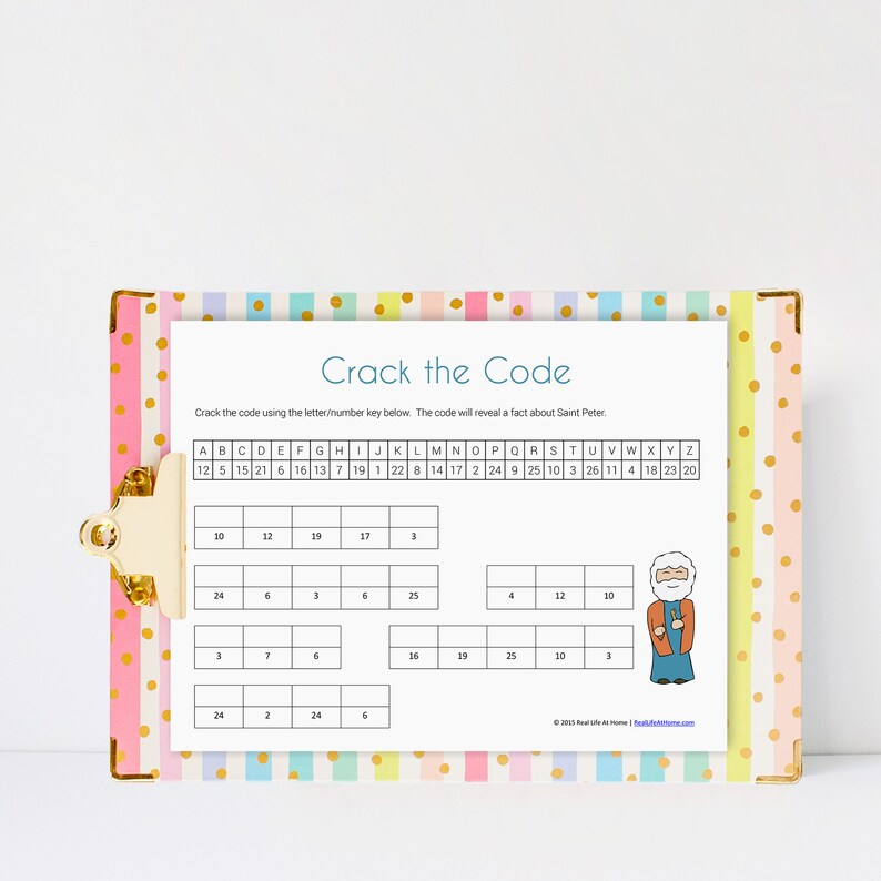 Saint Peter Printables and Worksheets Packet for Kids - Etsy