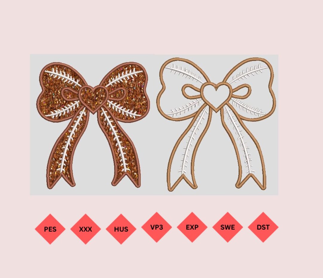Side Bow Appliqué Sweatshirt Design Classic Bow Heirloom Bow Satin ...