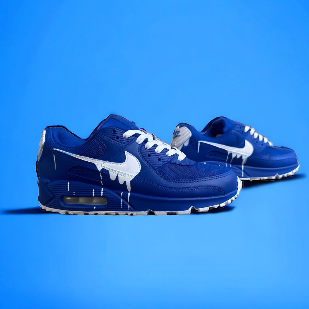 Custom Hand-painted Nike Air Max 90 Sneakers Personalized Artistic ...