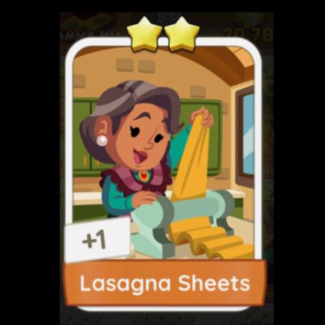 Lasagna Sheets With 2 Star - Digital Sticker - Etsy