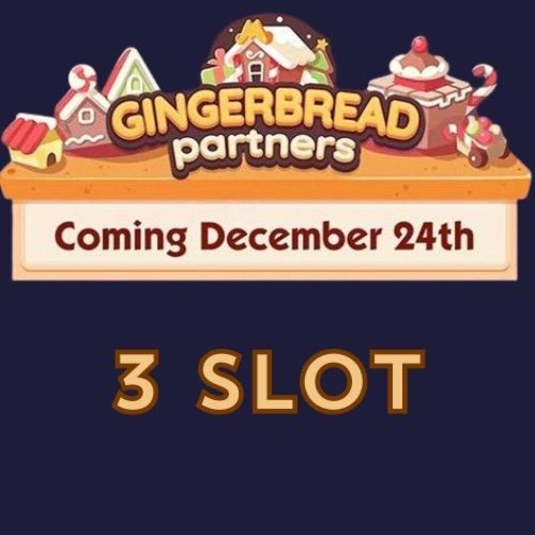 Gingerbread Partners for 3 Slots Digital Partners Event on December ...
