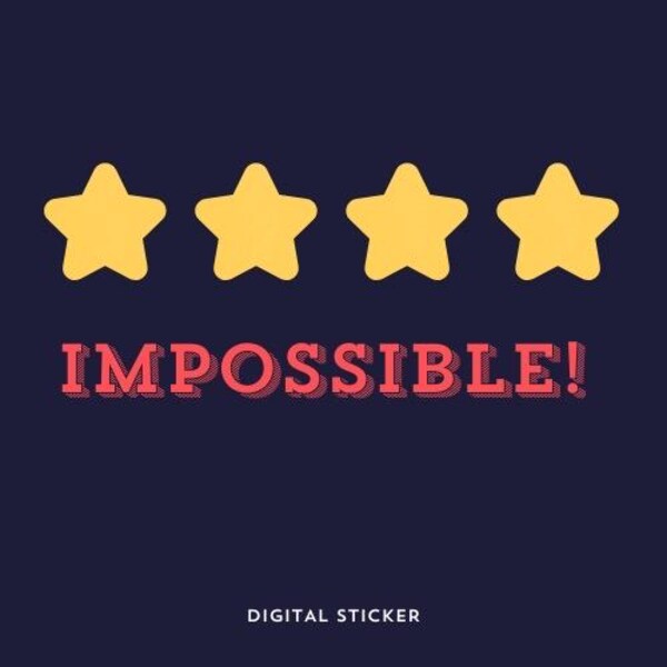 Impossible - Etsy