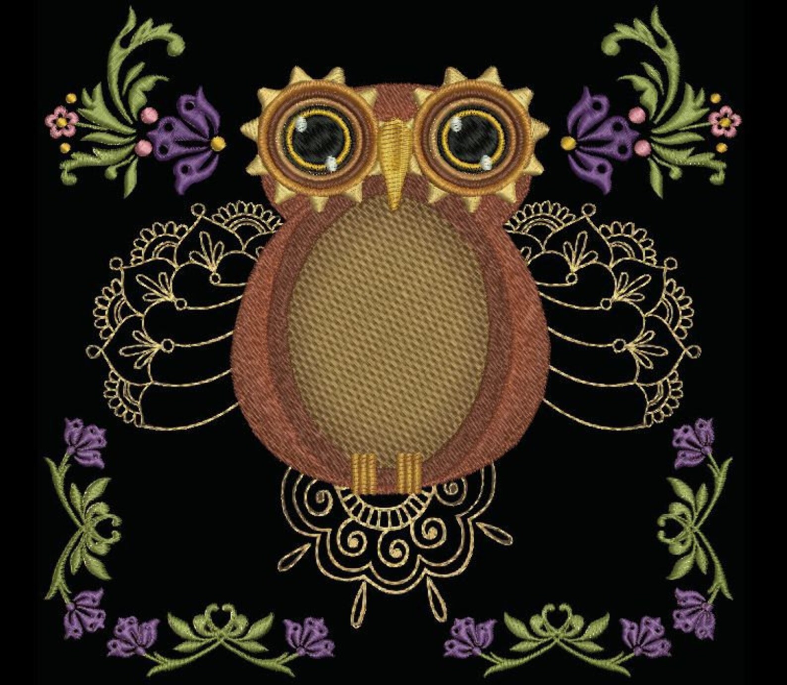 Amazing Owls Machine Embroidery Set - Etsy