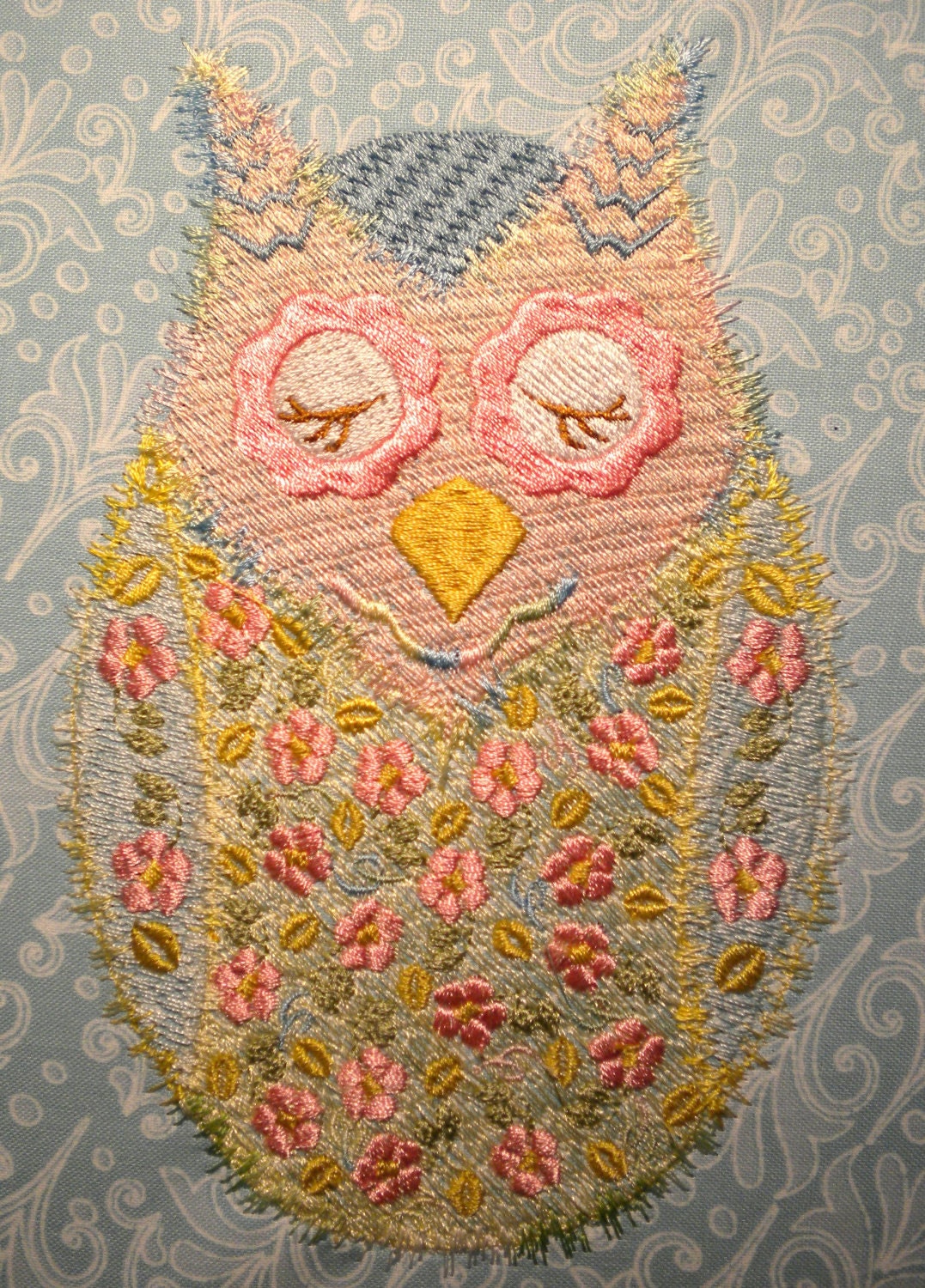 Owl Machine Embroidery Designs - Etsy