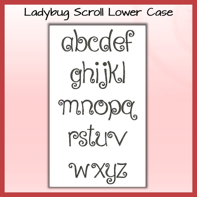 Ladybug Cutie Set With Font - Etsy
