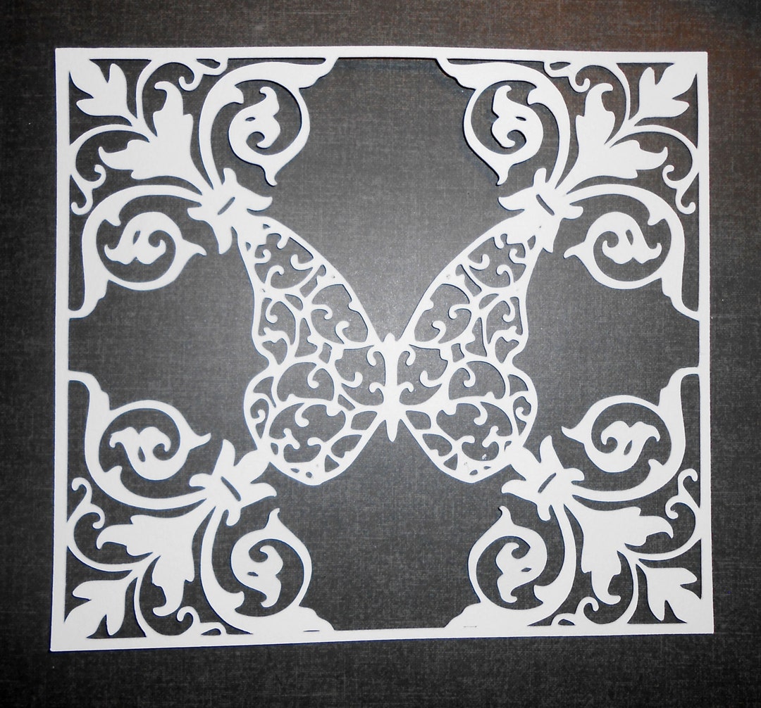 Butterfly Lacy Svg Window - Etsy