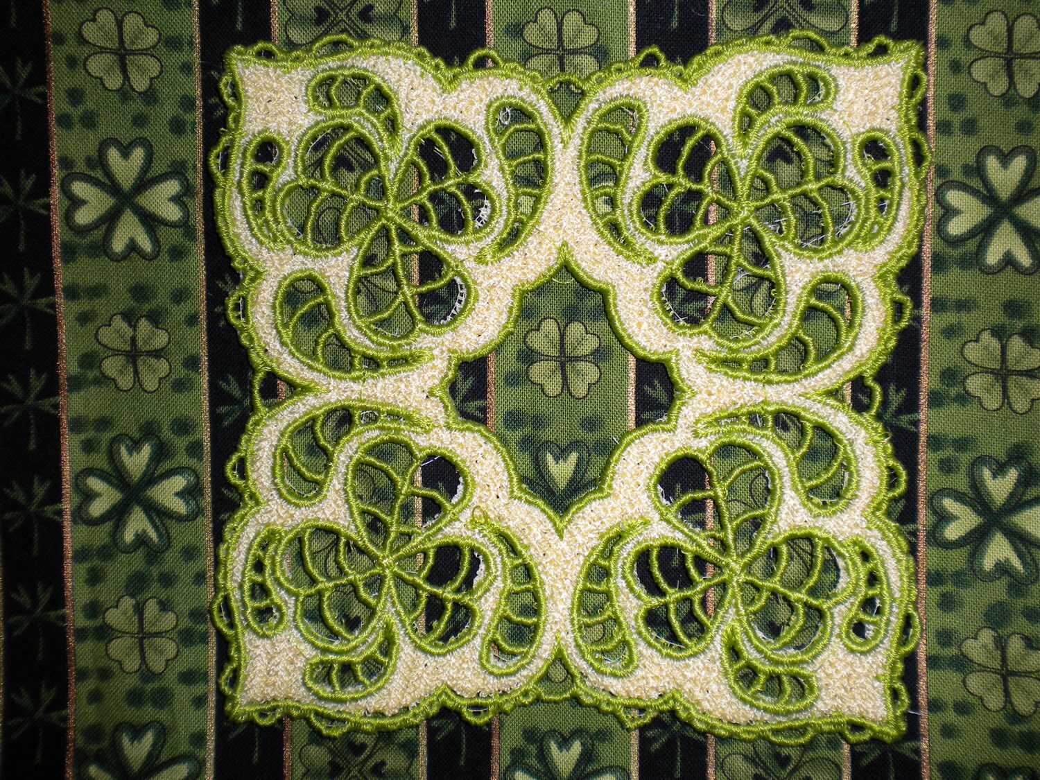 Irish Lace and Smiling Faces Machine Embroidery - Etsy