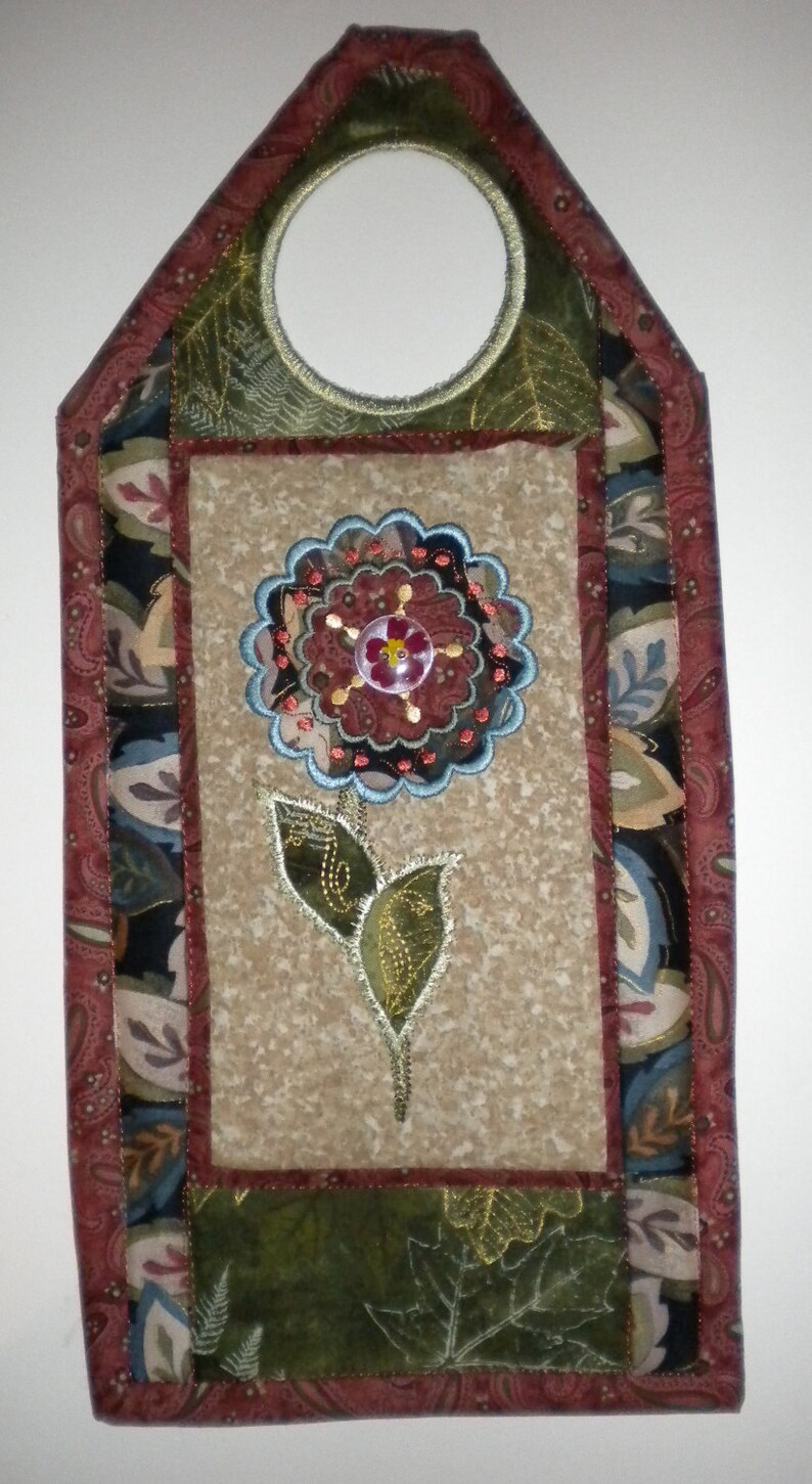 Elegant Door Hanger Project Machine Embroidery - Etsy