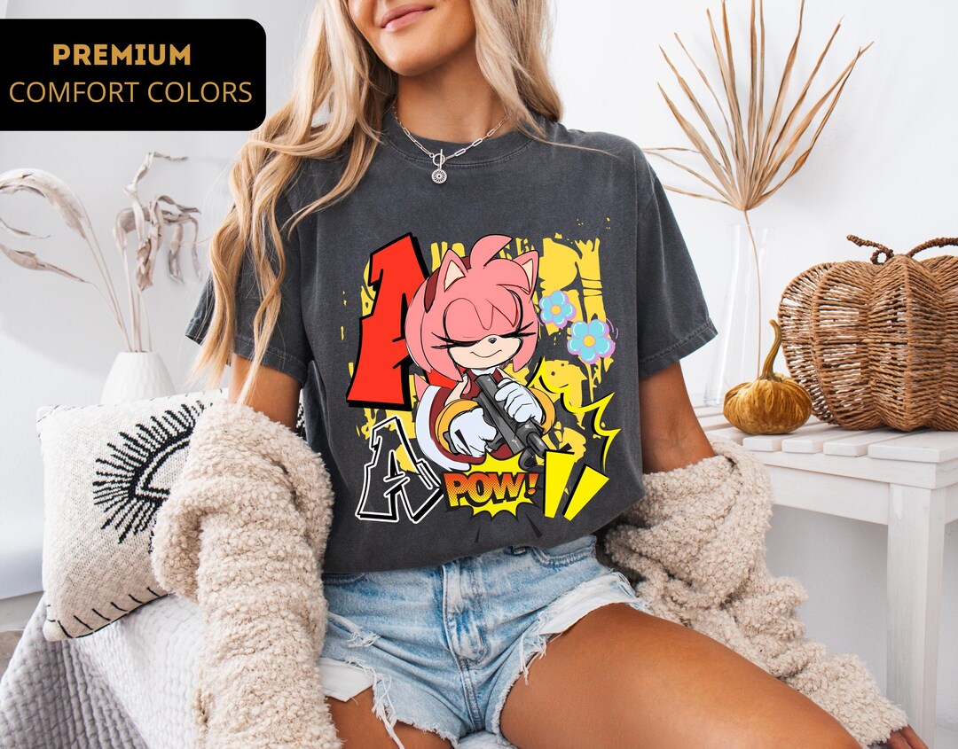 Shadow Hedgehog Tee Ultimate Lifeform Shirt Gaming Inspired T-shirt ...