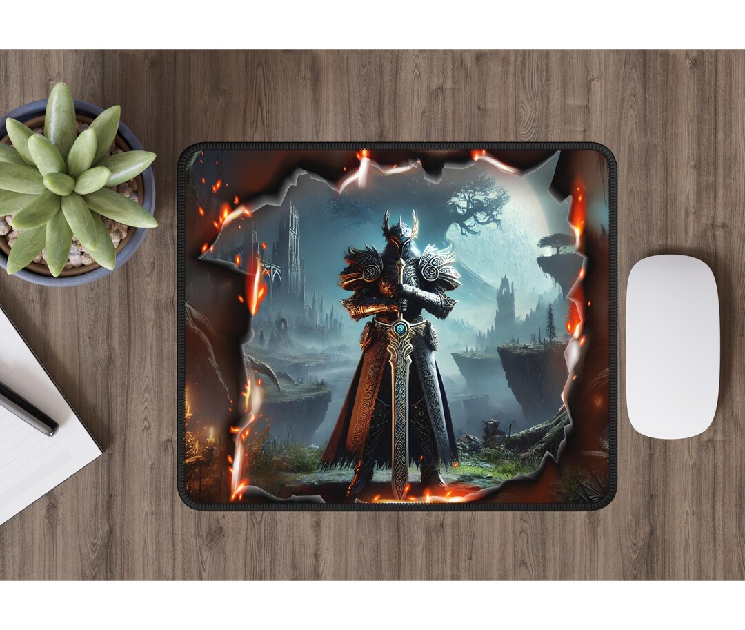 Elden Ring Mouse Pad Elden Ring Mousepad Gaming Mouse Pad Elden Ring Figure Dark Souls Art Elden ...