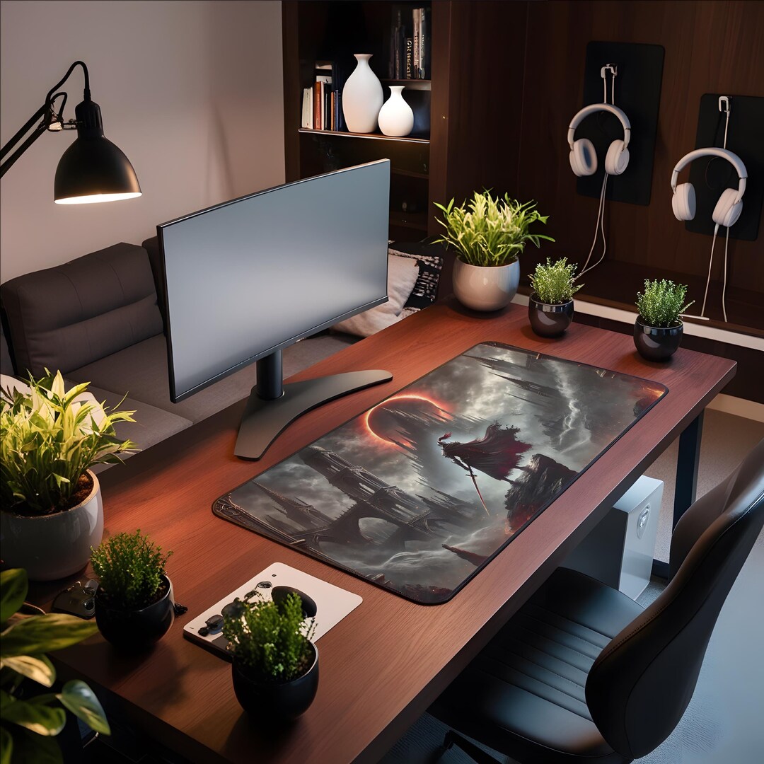 Elden Ring Inspired Desk Mat Dark Souls Style Deskmat Gaming Desk Mat ...