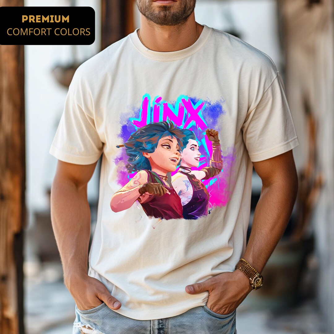 Jinx Isha Inspired Shirt Arcane Style Tee Champions Trendy Tshirt ...