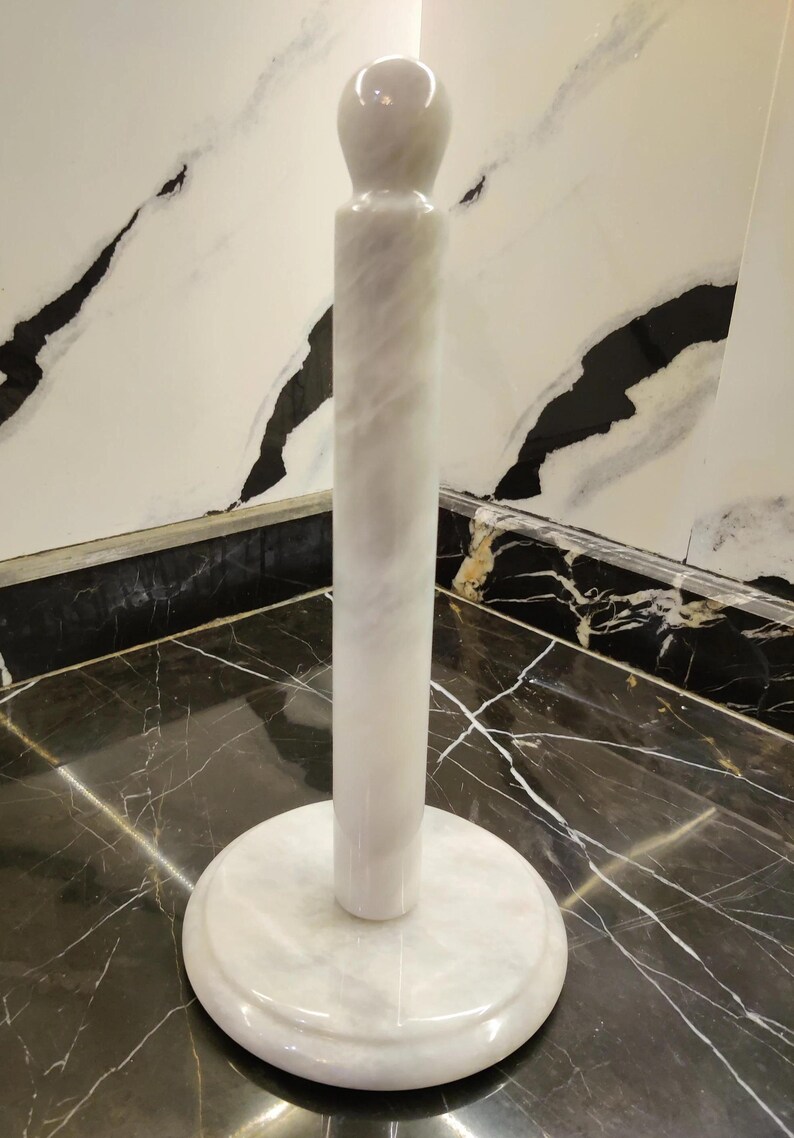 Handmade Marble Tissue Holder | Natural Stone Kitchen Decor | Stone ...