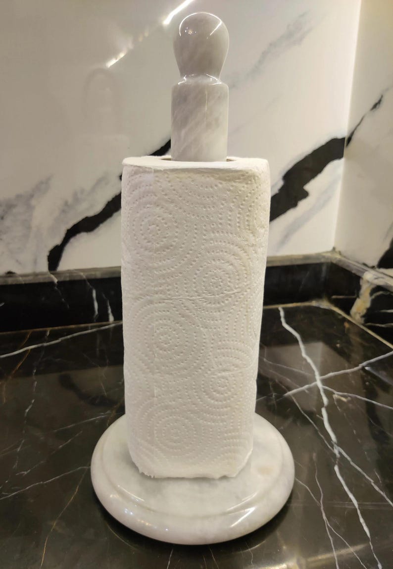 Handmade Marble Tissue Holder | Natural Stone Kitchen Decor | Stone ...