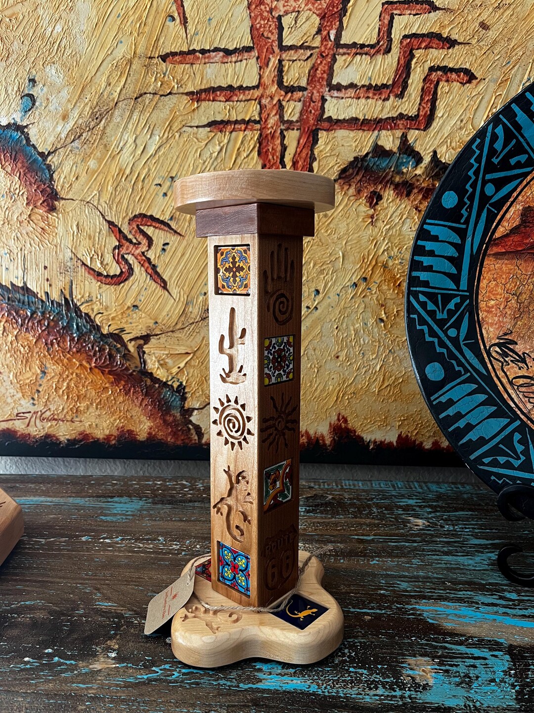 Southwest Style Table Top Mini Totem - Etsy