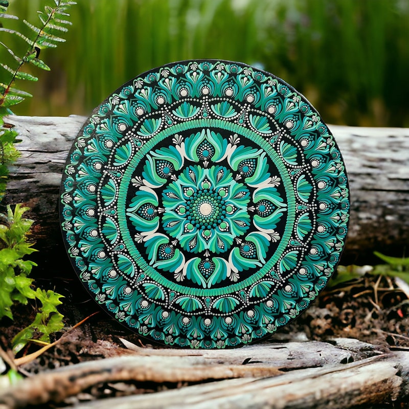 Hand Painted Mandala - Etsy