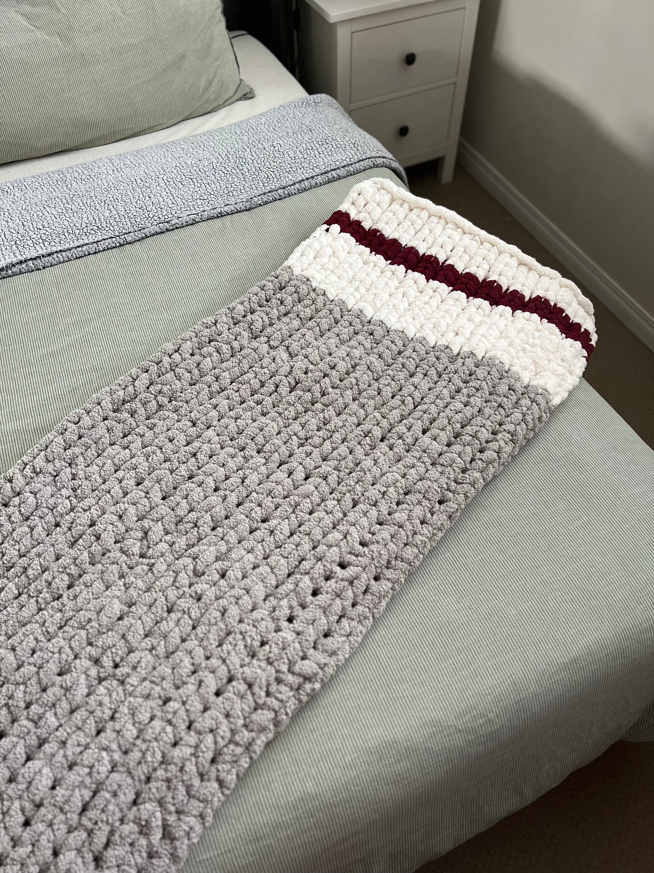 Sock Monkey Inspired Blanket, Sock Monkey Throw Blanket, Sock Monkey ...